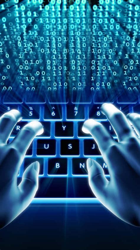 Cybersecurity Hacker Keyboard Wallpaper WallpapersOK