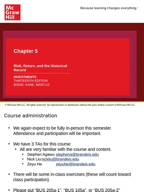 Lecture 1 Single Asset Statistics Pdf Standard Deviation Real Interest Rate