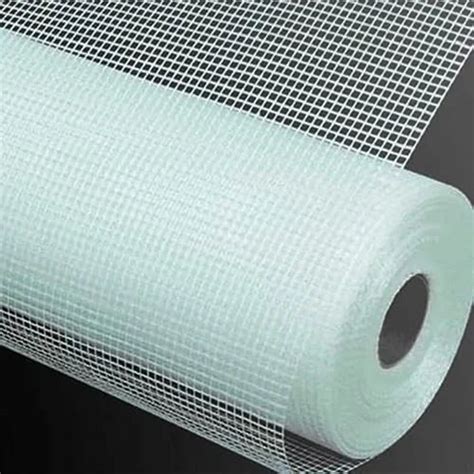 Whiteoff White Plain 50gsm Fiber Mesh For Water Proofing Packaging