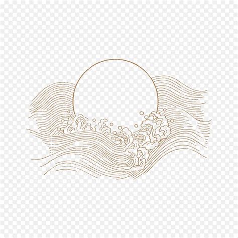 线条手绘海浪PNG图片素材下载 图片编号yonknwod 免抠素材网