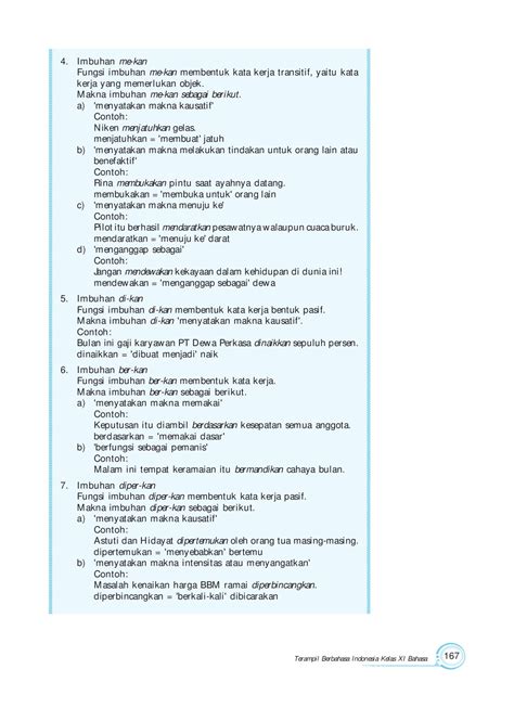 Contoh Kata Imbuhan Ber Analisis