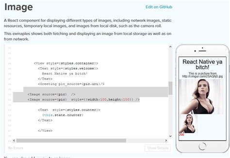 React Native For The Image Component Do We Really Need To Define A Dimension Stack Overflow