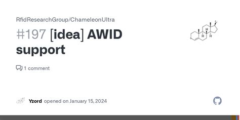 [idea] awid support · issue 197 · rfidresearchgroup chameleonultra