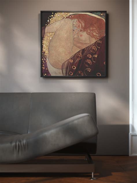 Gustav Klimt Danae Klimt Print Klimt Poster Art Nouveau Etsy
