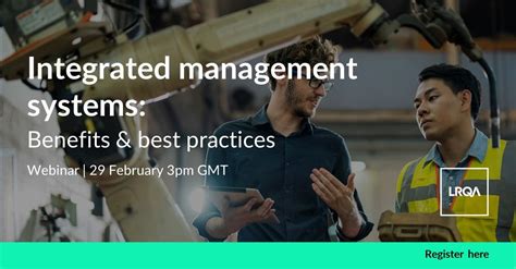 Lrqa On Linkedin Integrated Management Systems Webinar Lrqa Uk