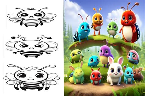 Bug Drawing Design Bundles