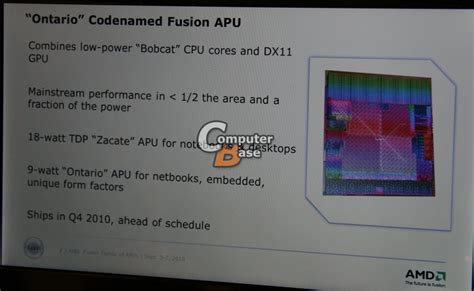 Amds Ontario Accelerated Processing Unit Displayed