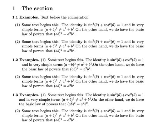 Spacing Annoying Space Before First Item In An Enumeration That Starts A Theorem Like