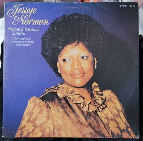 중고 수입 Lp Jessye Norman R 슈트라우스 4개의 마지막 노래 등 독일에테르나 제시