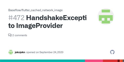 HandshakeExceptionrelated To ImageProvider Issue 472 Baseflow