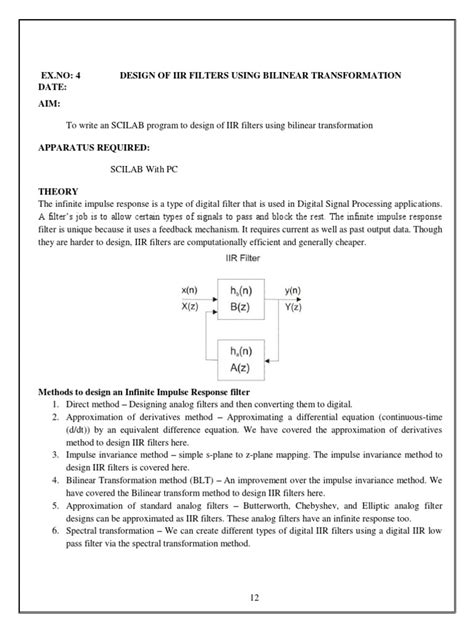 DSP Ex-4 | PDF | Computer Engineering | Control Engineering