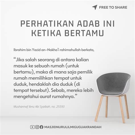 🖇 Perhatikan Adab Ini Ketika Masjidnurulilmiguguakrandah