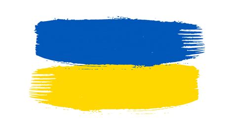Ukrainian National Flag In Grunge Style 17078731 Vector Art At Vecteezy