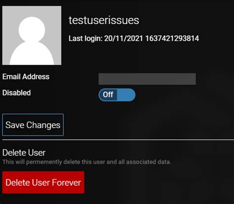 missing options under user management configuration · issue 518