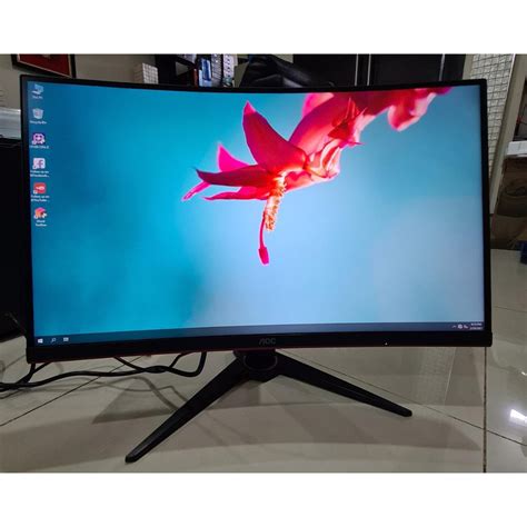 Jual Monitor Aoc Curve C27g1 27 Inch Second Shopee Indonesia