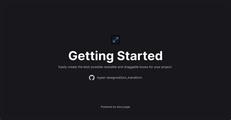 Getting Started