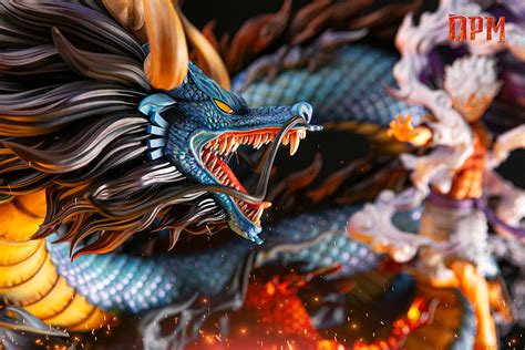 OPM Studio Nika Luffy Vs Kaido GK Resin Statue PREORDER Toy Okoku