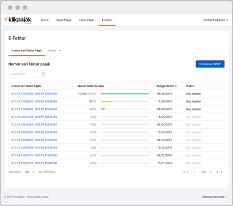 Aplikasi Web E Faktur Faktur Pajak Online Terintegrasi Klikpajak