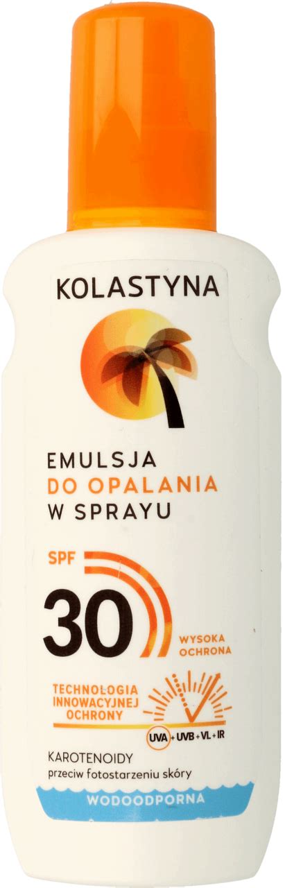 KOLASTYNA Emulsja Do Opalania W Sprayu SPF 30 200 Ml Drogeria