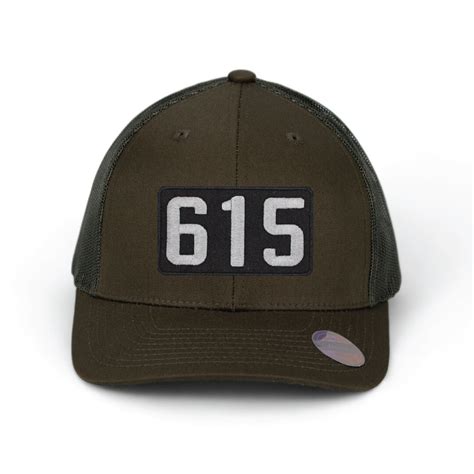 615 Area Code Patch Nashville Tennessee Trucker Hat Etsy