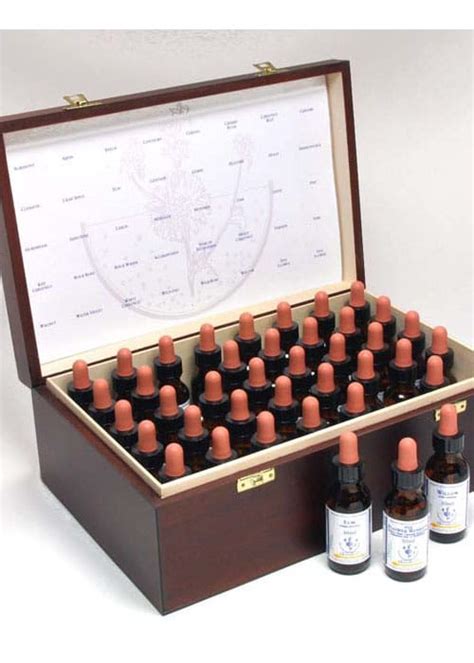 Комплект есенции на д р БАХ 30 Ml в дървена кутия ТИНТЕТ