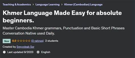 Khmer Language Made Easy For Absolute Beginners SCRiPTMAFiA ORG