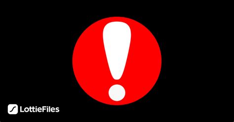 Free Pulsating Errorwarning Animation By Rook Soto Lottiefiles