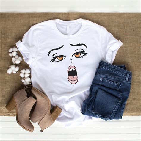 Anime Sex Face SVG PNG Face Designs Face Graphics Face Illustration Vector Images