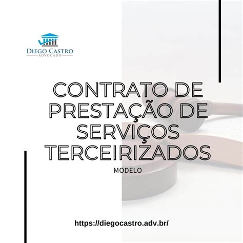 Modelo De Contrato De Prestação De Serviços Terceirizados Guia