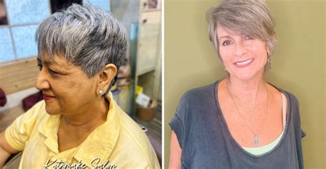 17 Low Maintenance Pixie Cuts For Women Over 65