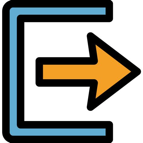 Exit Logout Vector SVG Icon SVG Repo
