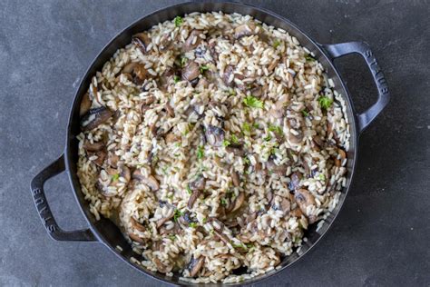 Mushroom Risotto Recipe One Pan Momsdish