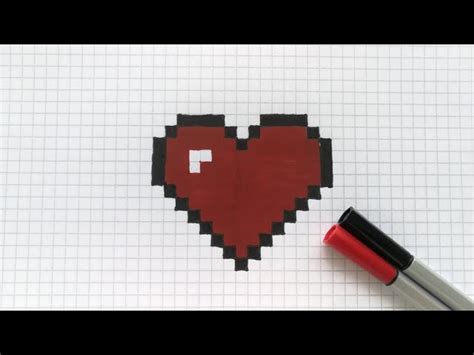 How To Draw Pixel Heart