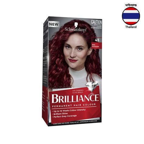 Schwarzkopf Brilliance Permanent Hair Colour 43 Red Passion Australia