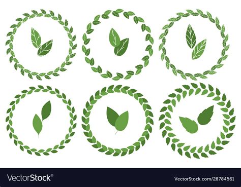 Flat Flower Spring Wreath Vector Illustration Download