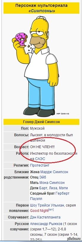 Гомер на вики | Пикабу