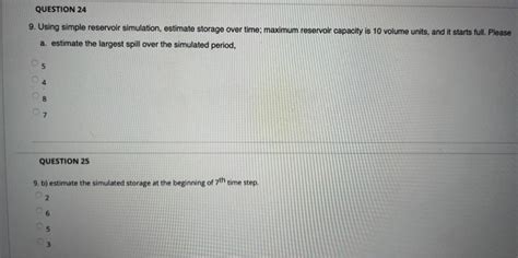 Solved Using Simple Reservoir Simulation Estimate Chegg