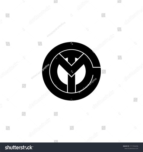 Tmg Letter Original Monogram Logo Design Stock Vector Royalty Free