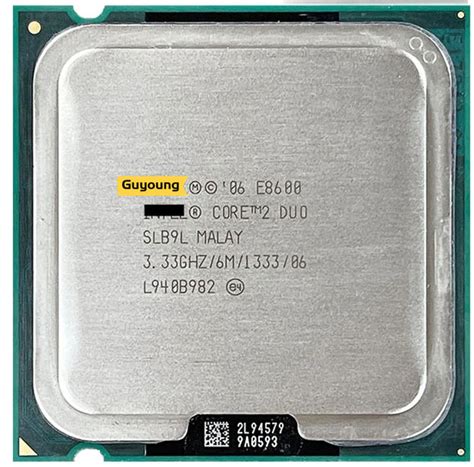 Core 2 Duo E8600 3 3 GHz Used Dual Core CPU Processor 6M 65W LGA 775