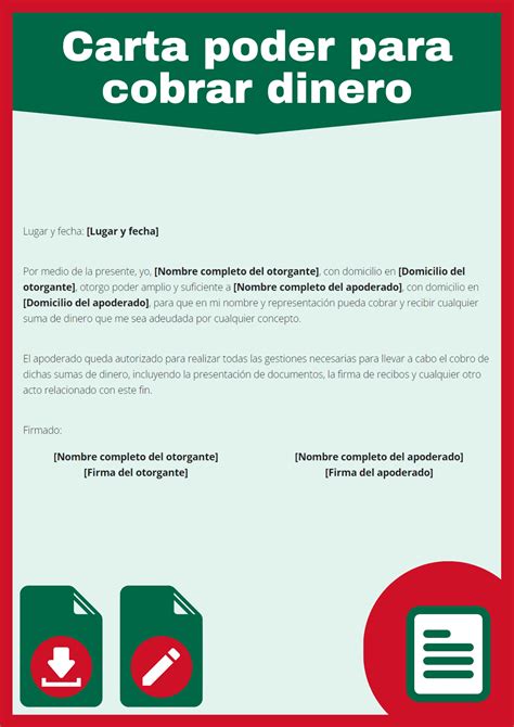 Carta Poder Trámite Administrativo Descargar Documento Legal
