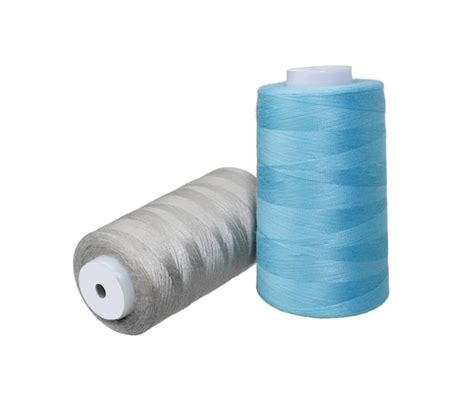 Premium Photo Sewing Thread Spool On White