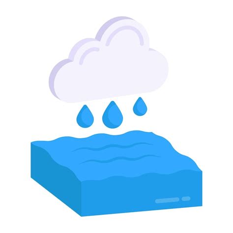 Premium Vector Rainfall Icon In Perfect Design