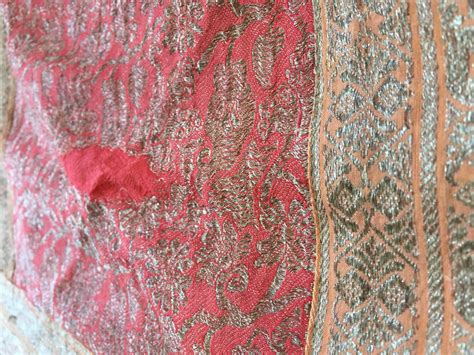 1950s Vintage Silk Sari Textile Quilt Patchwork India For Sale At 1stdibs