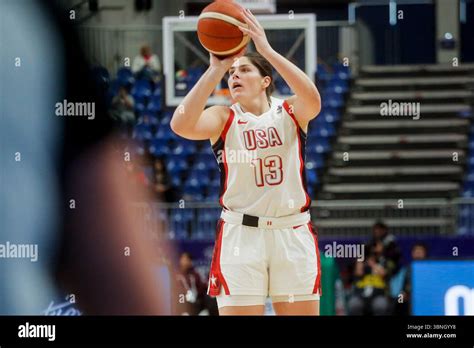 The American Player Raegan Beers During The Match Between Usa And