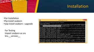 Python Seaborn Data Visualization PPTX