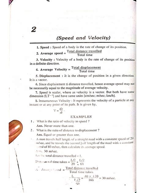 Kinematics Vector Download Free Pdf Velocity Speed