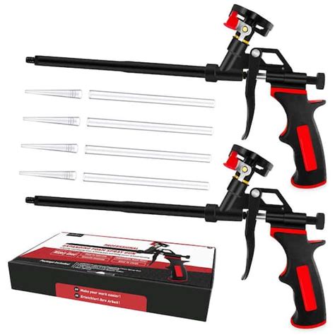 Unbrarnded Professional Expanding Foam Spray Gun 2 Pack Foam Gun 8