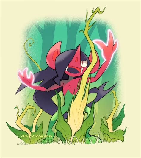 Morgrem Pokemon Drawn By Shrimposaurus Danbooru