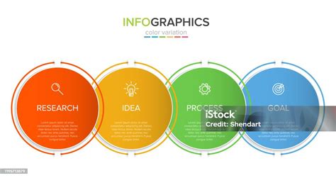 아이콘과 4 가지 옵션 또는 단계가있는 인포 그래픽 디자인 가는 선 벡터입니다 인포그래픽비즈니스 컨셉 정보 그래픽 흐름도 프리젠 테이션 웹 사이트 배너 인쇄 자료에 사용할