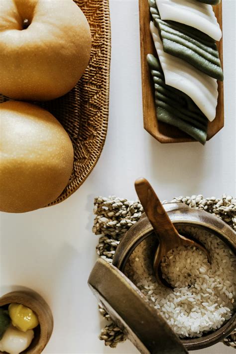 강낭콩 건강한 식생활 나무 그릇 다이어트 단순한 대나무 접시 러스틱 미니멀리스트 미식가 배 보울 비건 채식 숟가락 심미적 인 쌀 아시아 요리